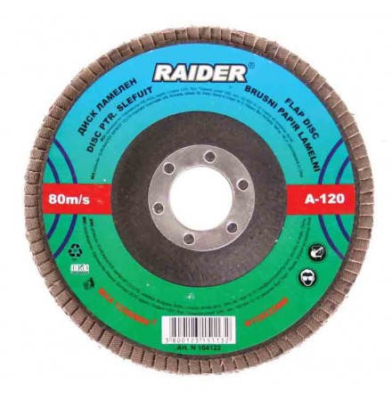 Flap disc 180mm A-60 - Discs - Raider - Българската марка майсторски ...